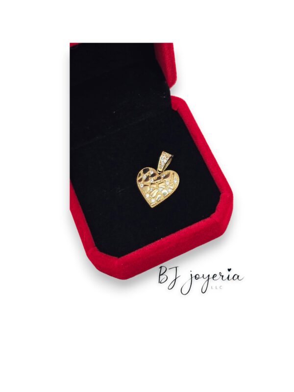 NUGGET HEART PENDANT (0276) – BJ JOYERIA