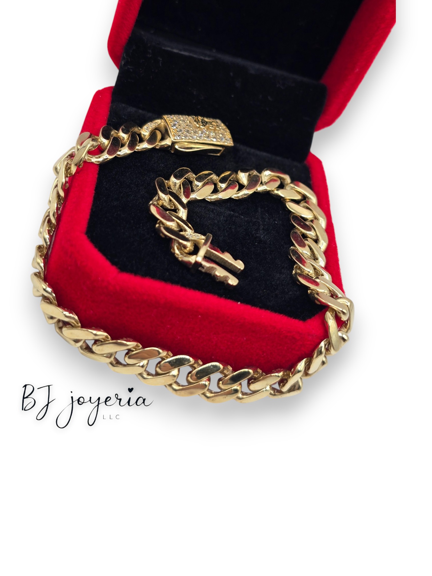 MONA BRACELET 8 INCH 10K (0133) – BJ JOYERIA